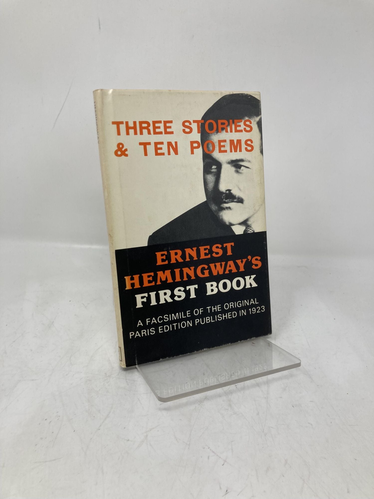 Three Stories & Ten Poems by Hemingway, Ernest: Very Good Hardcover ...