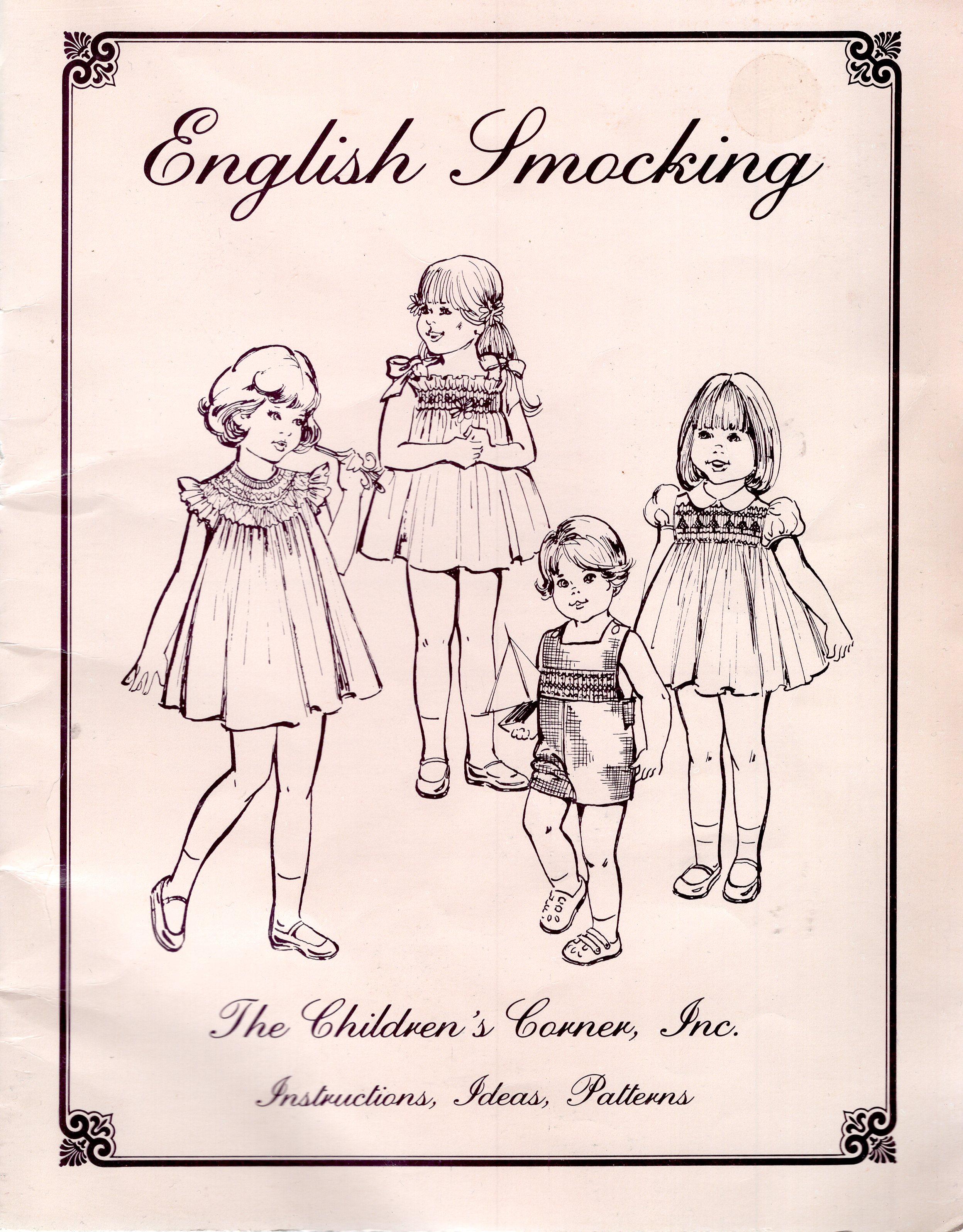 ENGLISH SMOCKING: INSTRUCTIONS, IDEAS, PATTERNS: Fine Soft cover (1981 ...