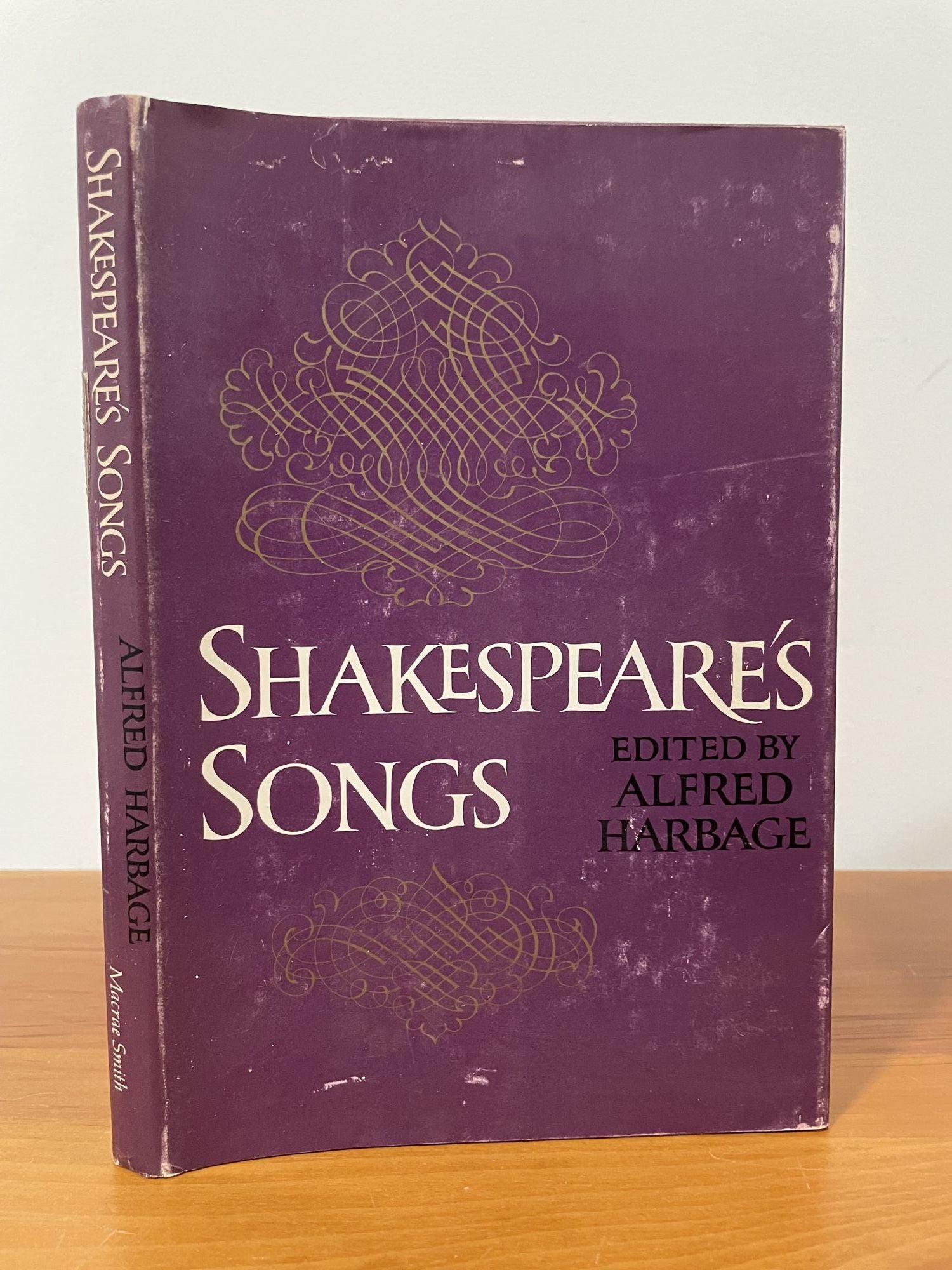 Shakespeare's Songs by Harbage, Alfred (ed.): hardcover (1970) first ...