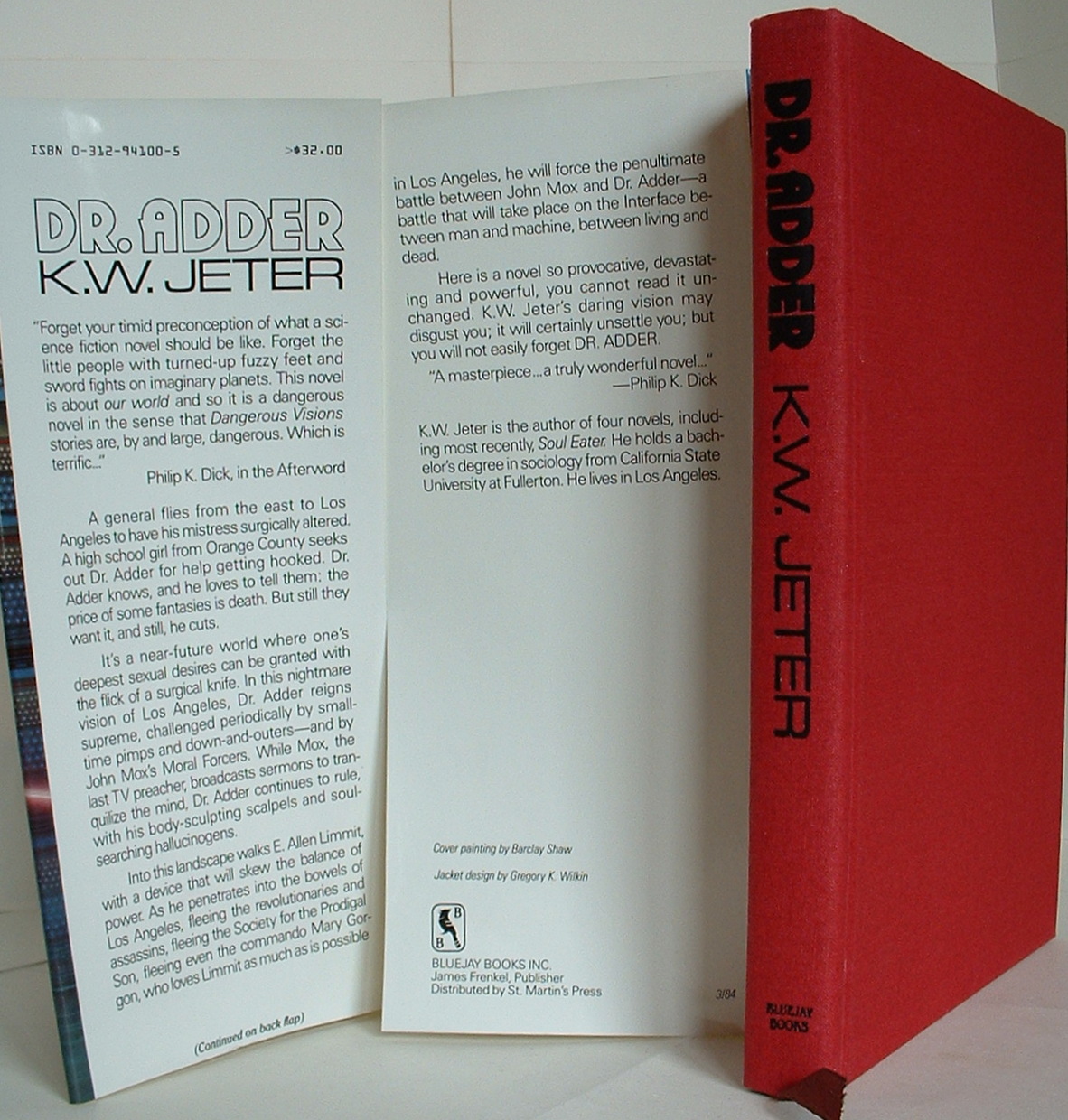 Dr. Adder by K W Jeter & Philip K Dick [afterword]: As New Hardcover ...