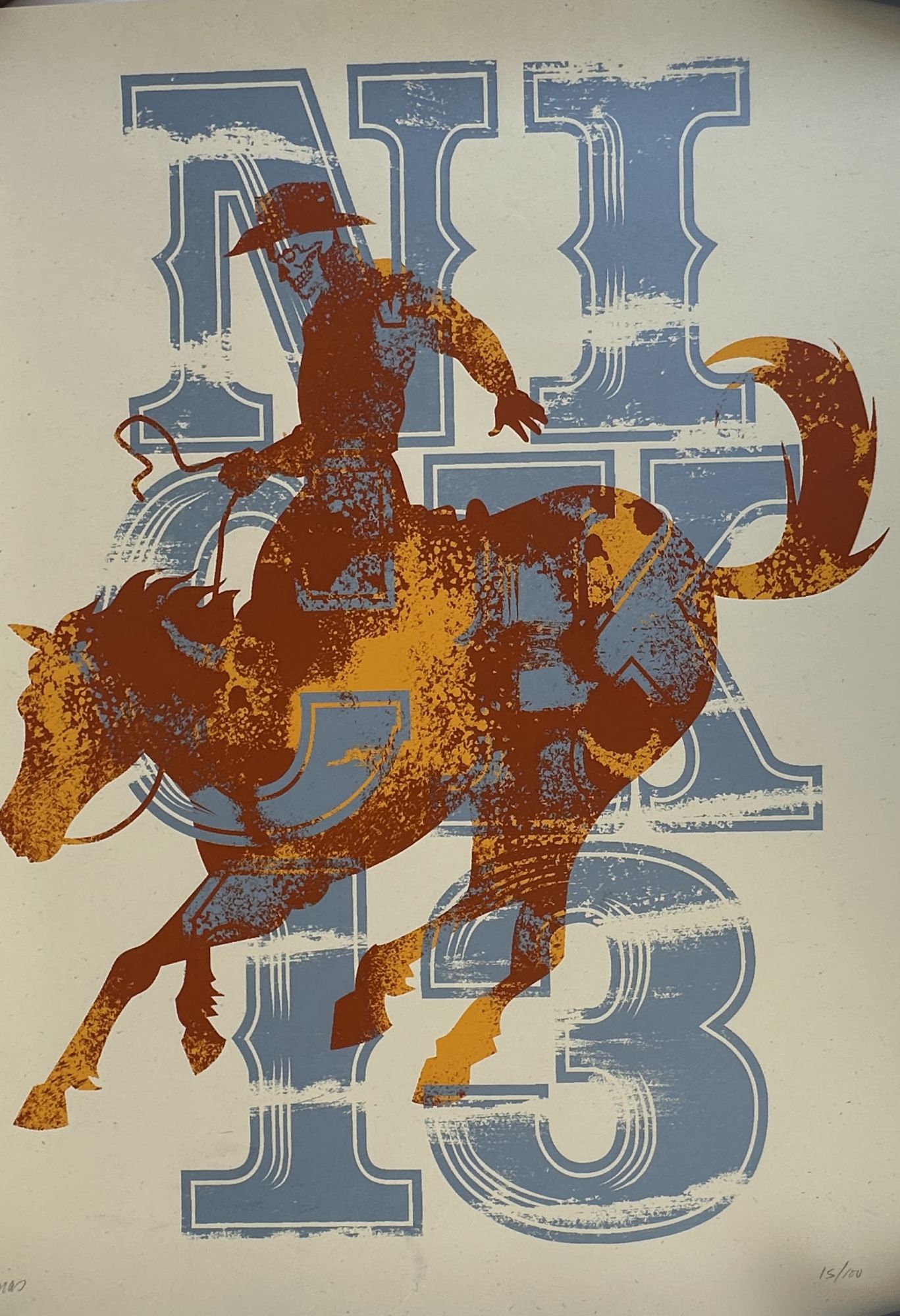 ORIGINAL"NICK 13" SCREEN PRINT [Signed] von Garsys, Linas: Limited ...