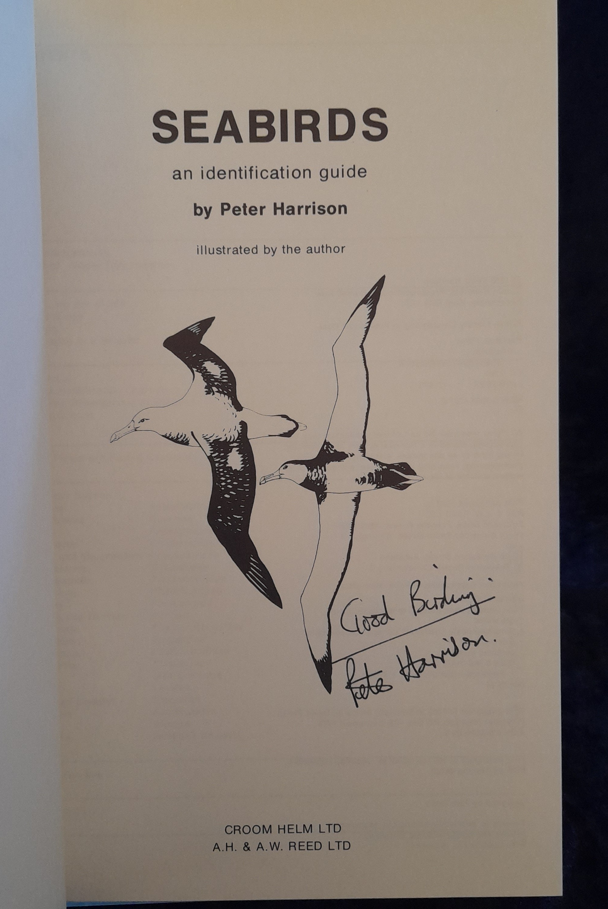 Seabirds: An Identification Guide by Peter Harrison: Very Good ...