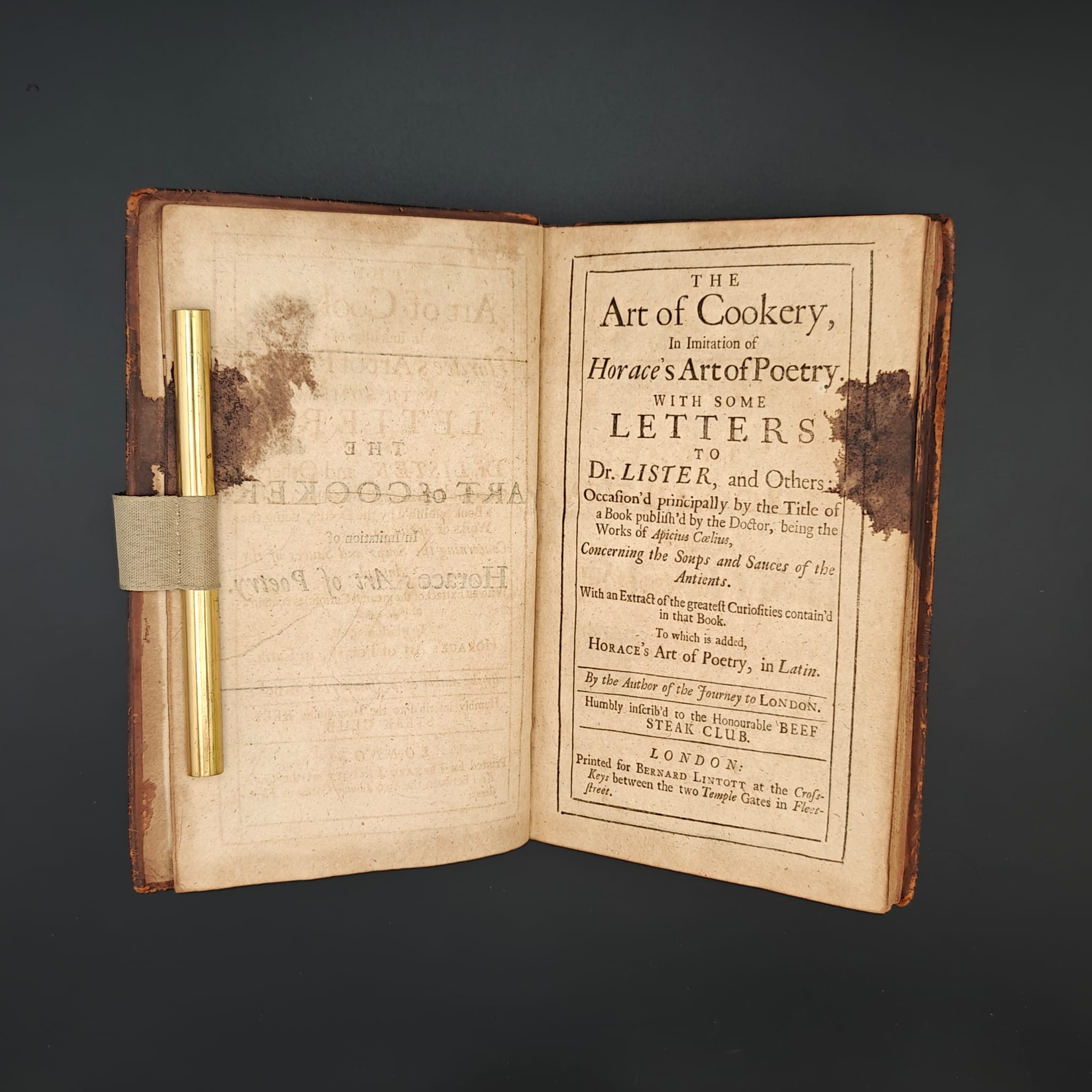 The art of cookery, in imitation of Horace's Art of poetry : with some ...