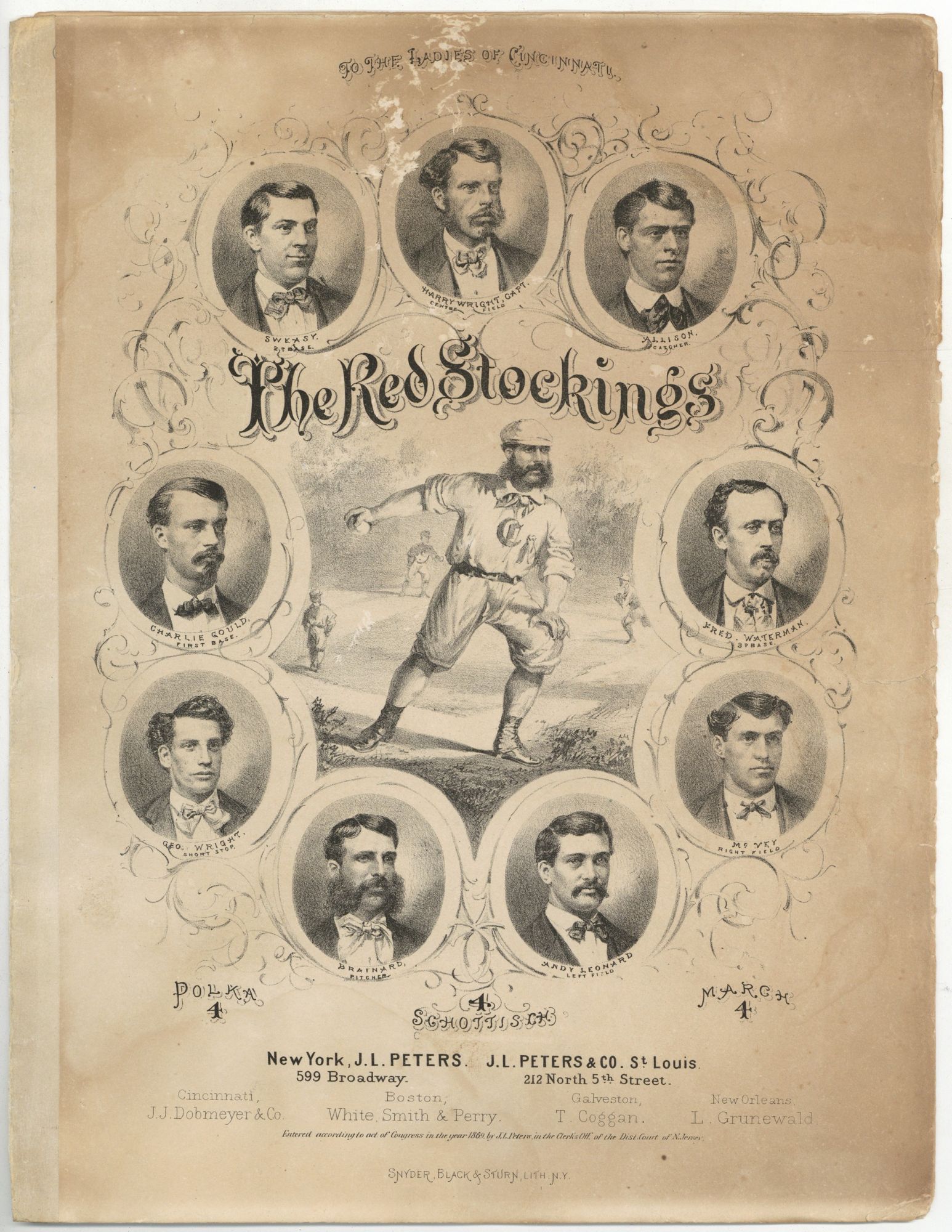 [Sheet music]: Red Stockings Schottisch by AUSTIN, Mrs. Hettle Shirley ...