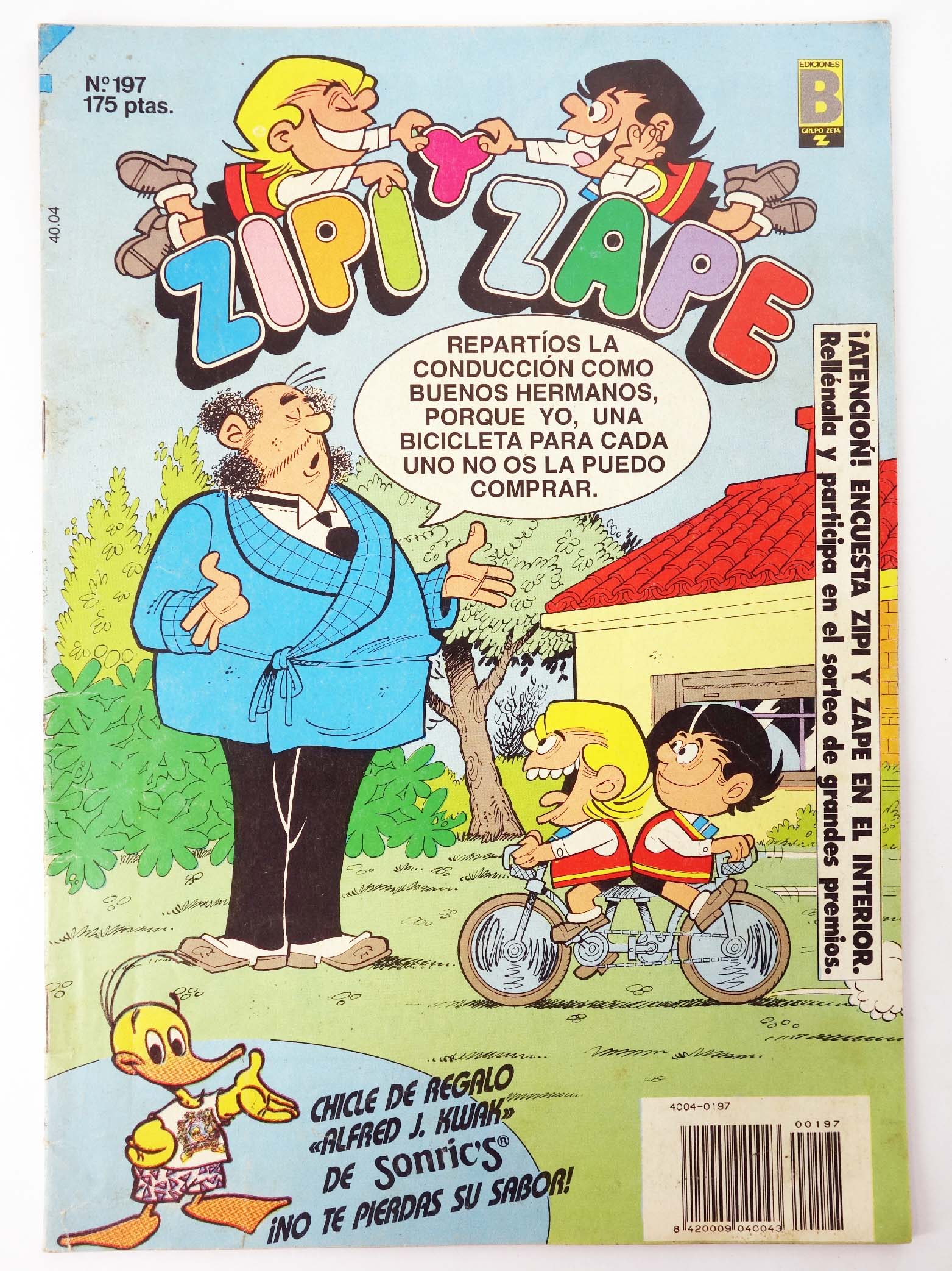 ZIPI Y ZAPE 197 (Vvaa) B, 1990 de VVAA: (1990) Cómic | Libros Fugitivos