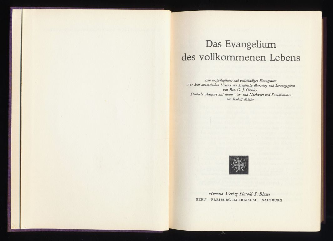 Das Evangelium des vollkommenen Lebens : Ein ursprüngliches u ...