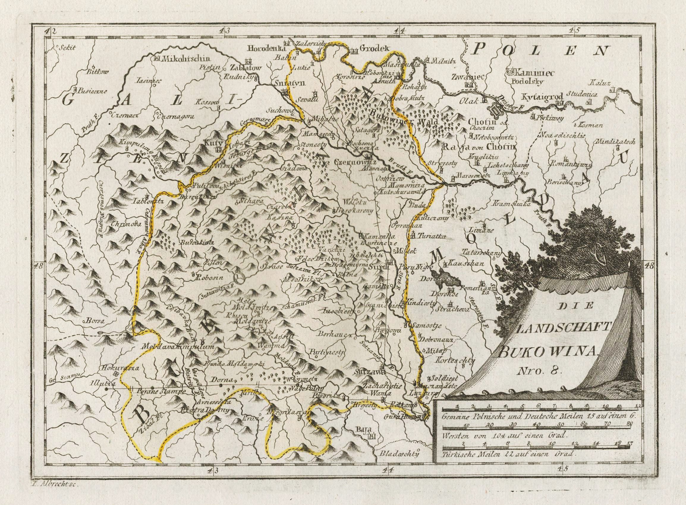 "Die Landschaft Bukowina. Nro. 8." - Ukraine Romania Bukowina Bucovina ...