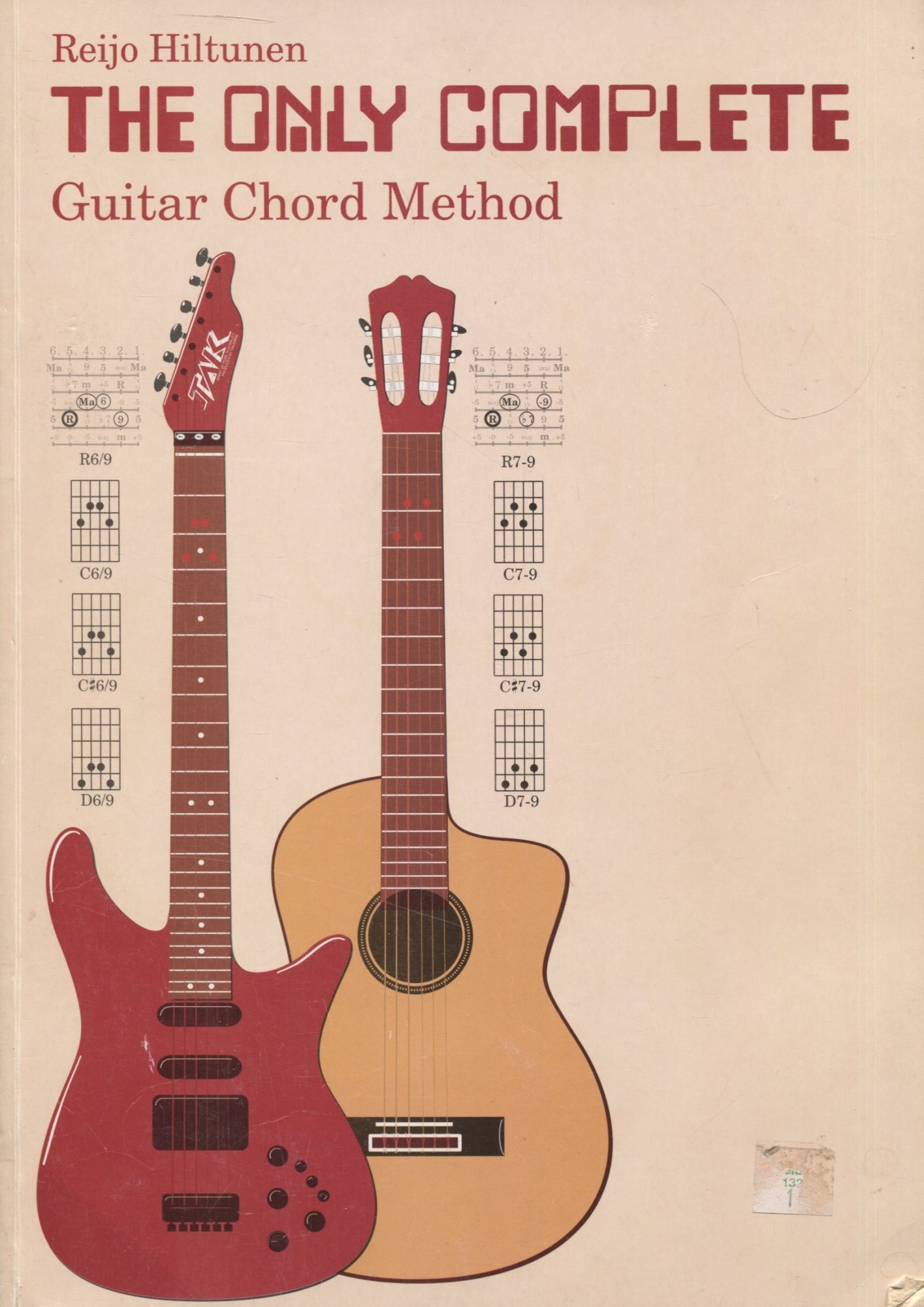 The Only Complete Guitar Chord Method by Reijo HIltunen: Near Fine ...