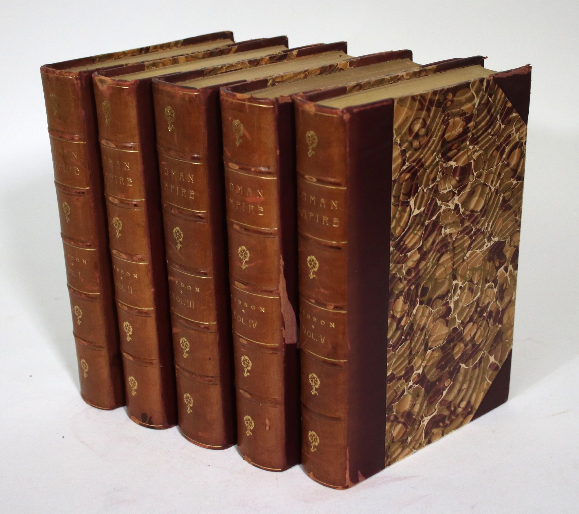 The History of the Decline and Fall of the Roman Empire [5 VOLUMES] by ...