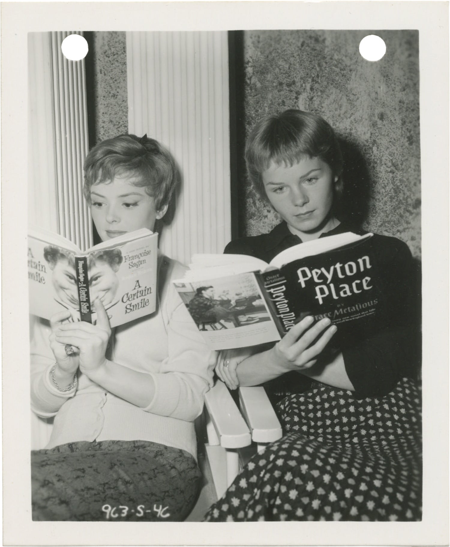 Peyton Place / A Certain Smile (Original set of 3 keybook snapshot publicity photographs for ...