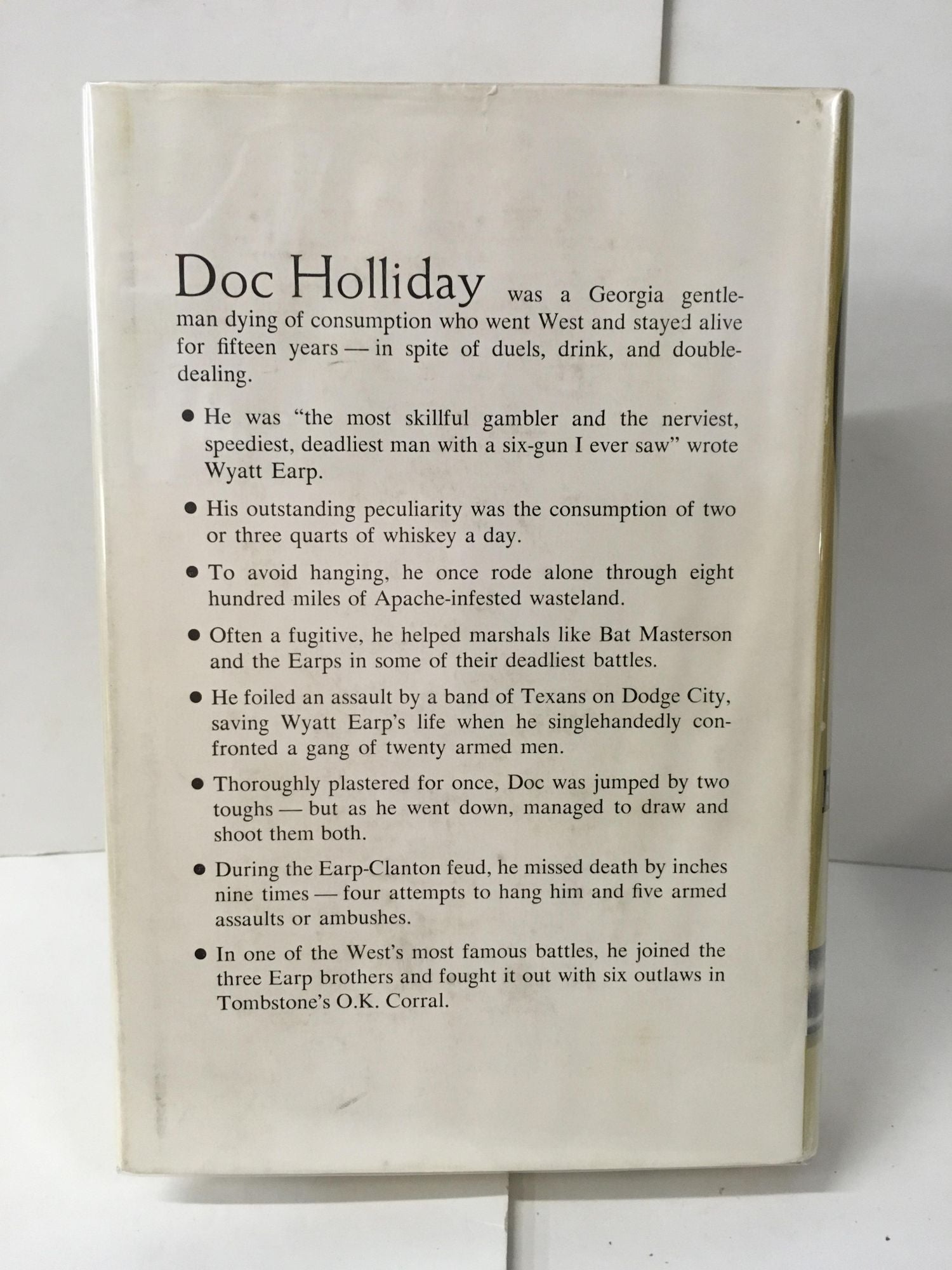 Doc Holliday by Myers, John Myers: Near Fine 8vo Hardcover (1955) 1st ...