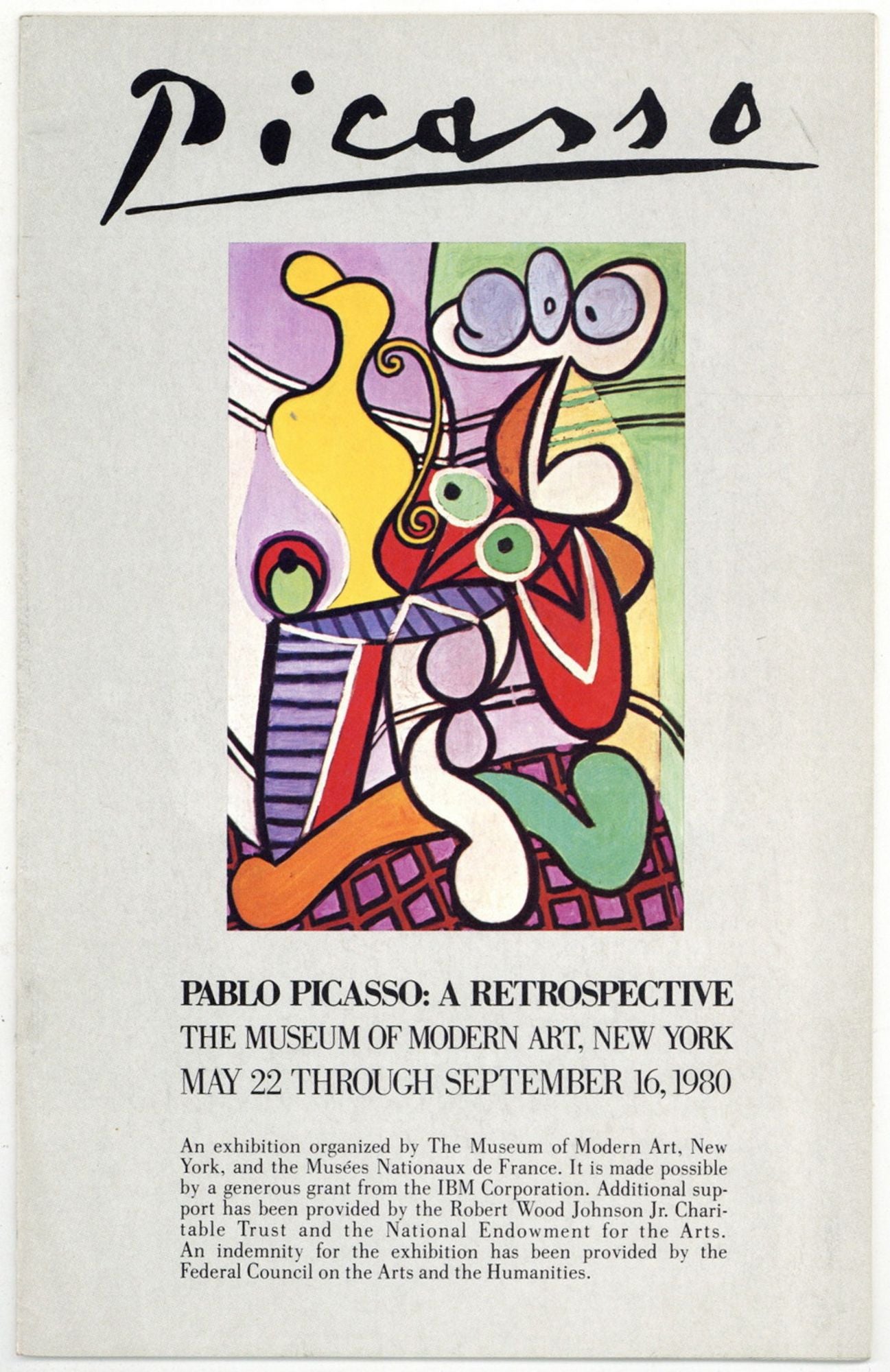 [Exhibition Guide]: Pablo Picasso: A Retrospective. The Museum of ...