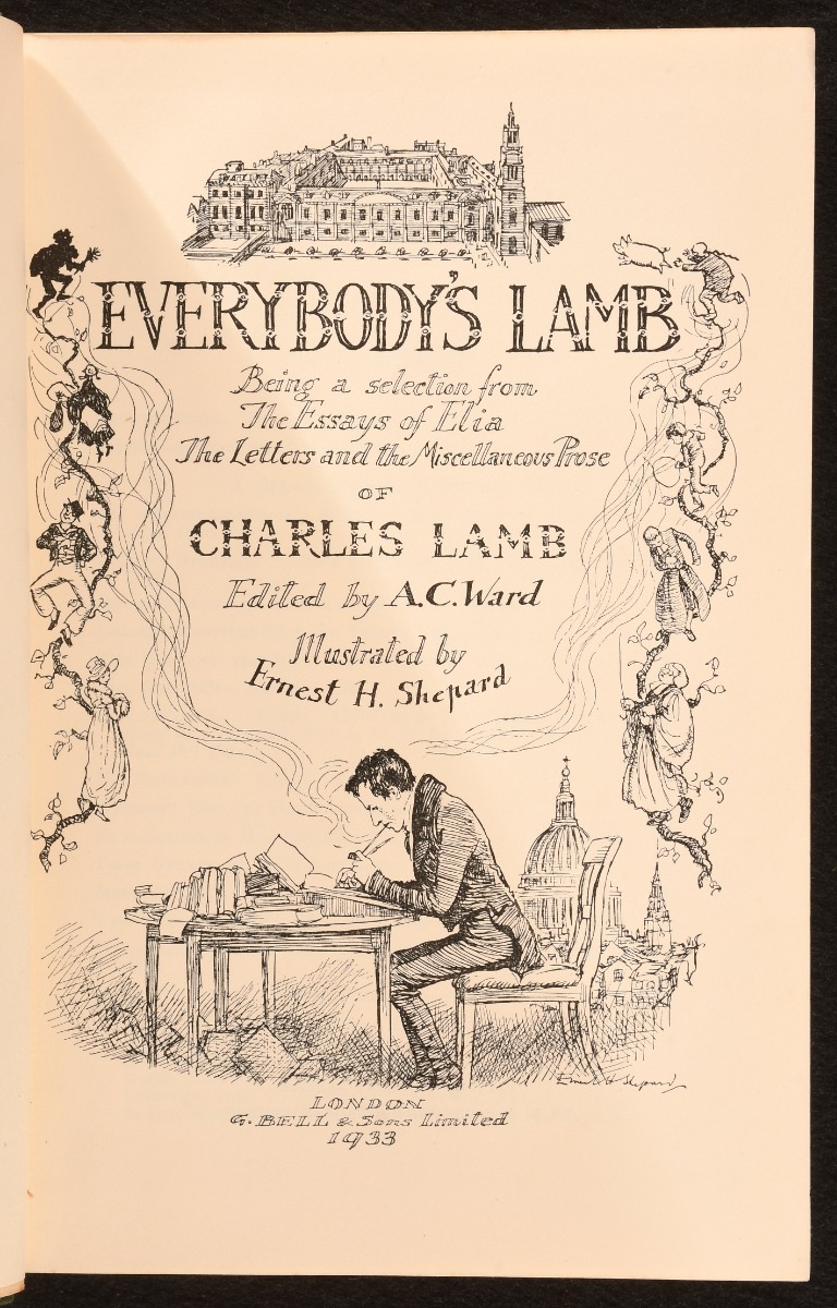 Everybody's Lamb: Being a Selection from The Essays of Elia, The Letter ...