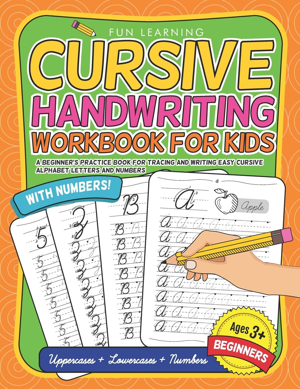 Cursive Handwriting Workbook For Kids Beginners: A Beginnerâ s Practice ...