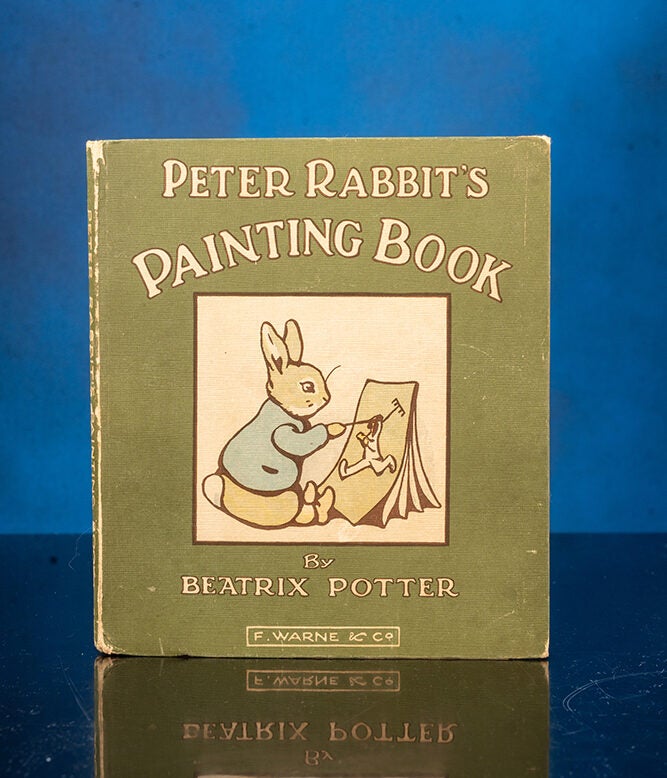 Peter Rabbit s Painting Book by POTTER, Beatrix | David Brass Rare ...
