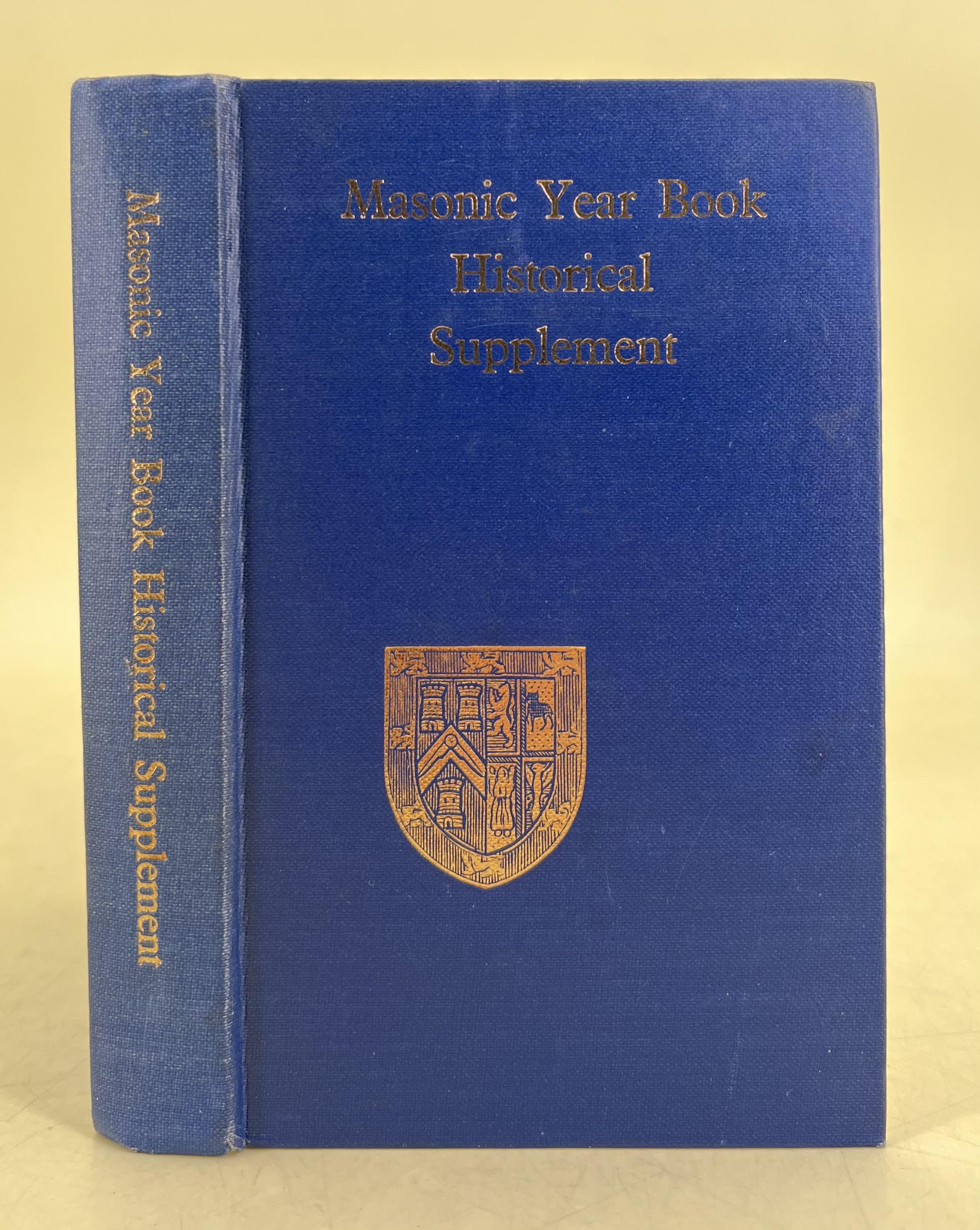 Masonic Year Book, historical supplement 1964: Very Good+ Hardcover 1st ...