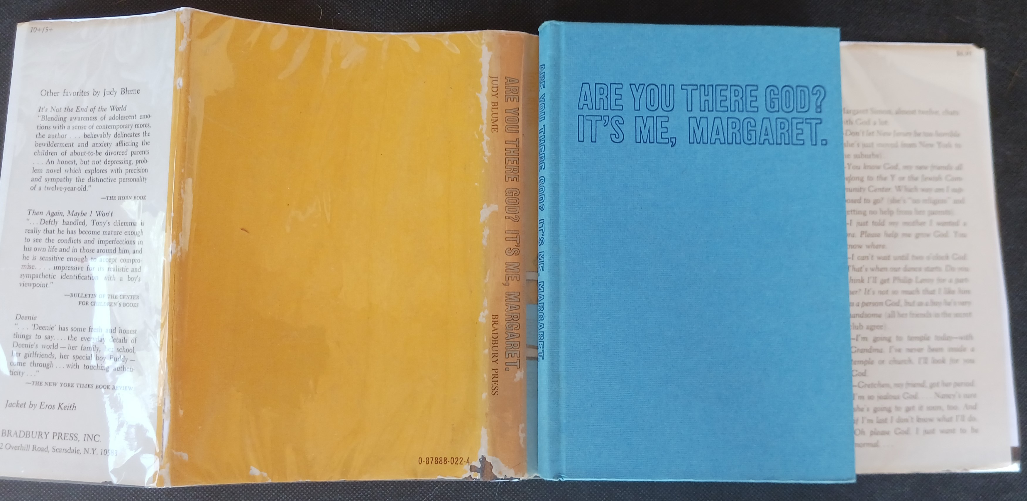 Are You There God? It's Me, Margaret by Blume, Judy; Keith, Eros (Cover ...