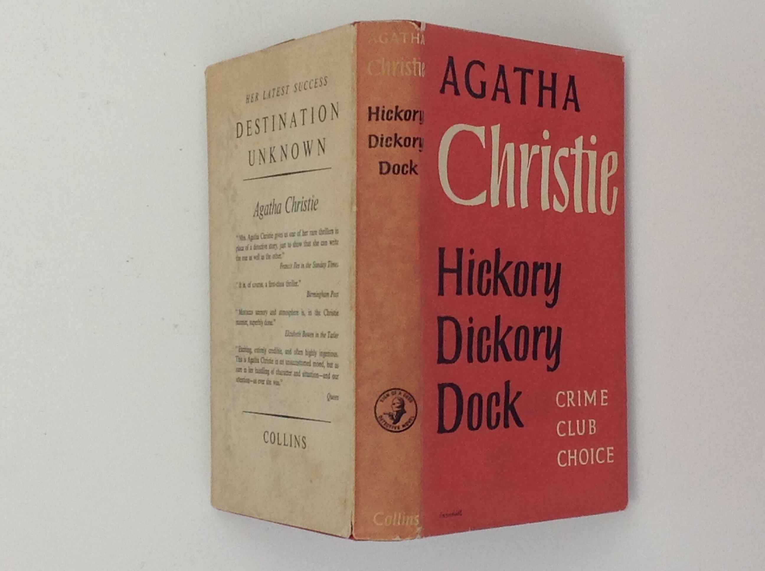 Hickory Dickory Dock - Hard Cover First Edition Second Printing - with Dust Jacket von AGATHA ...