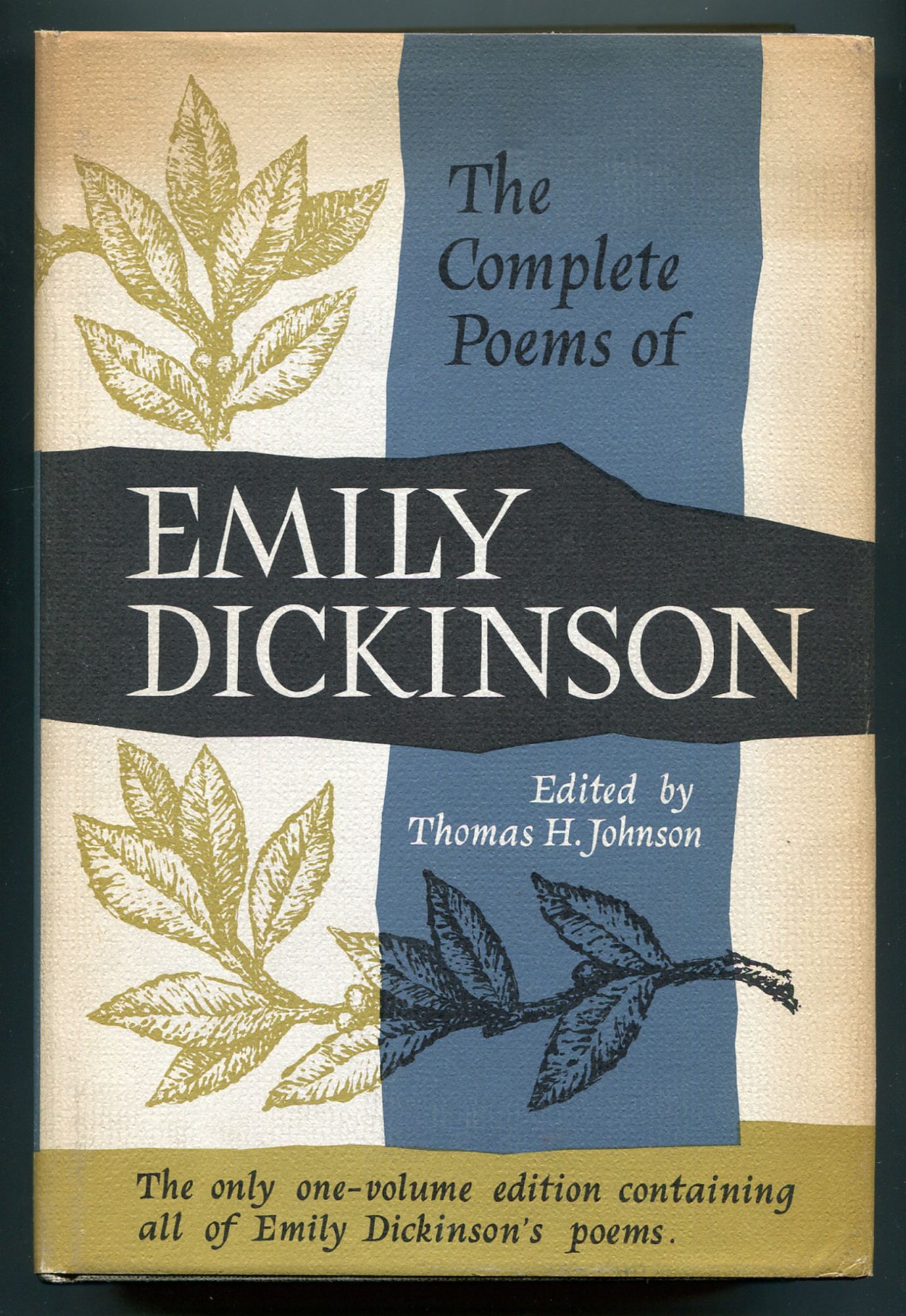 The Complete Poems of Emily Dickinson von DICKINSON, Emily: Near Fine ...