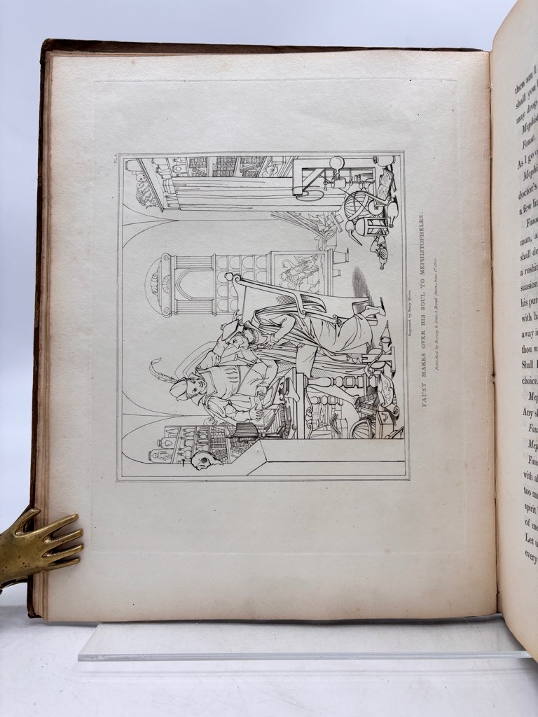 Retsch's series of twenty-six outlines illustrative of Goethe's tragedy ...