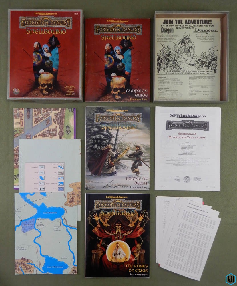 SPELLBOUND (Advanced Dungeons Dragons Forgotten Realms) Box Set by ...