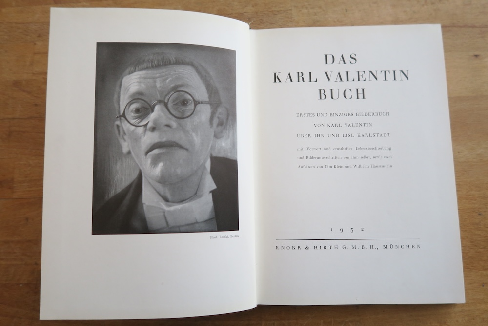 Das Karl Valentin Buch - Erstes und einziges Bilderbuch von Karl ...