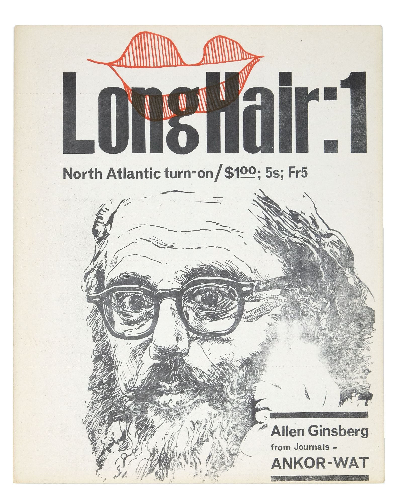 Long Hair, vol. 1. no. 1 by Barry Miles, Ted Berrigan, eds; Allen ...