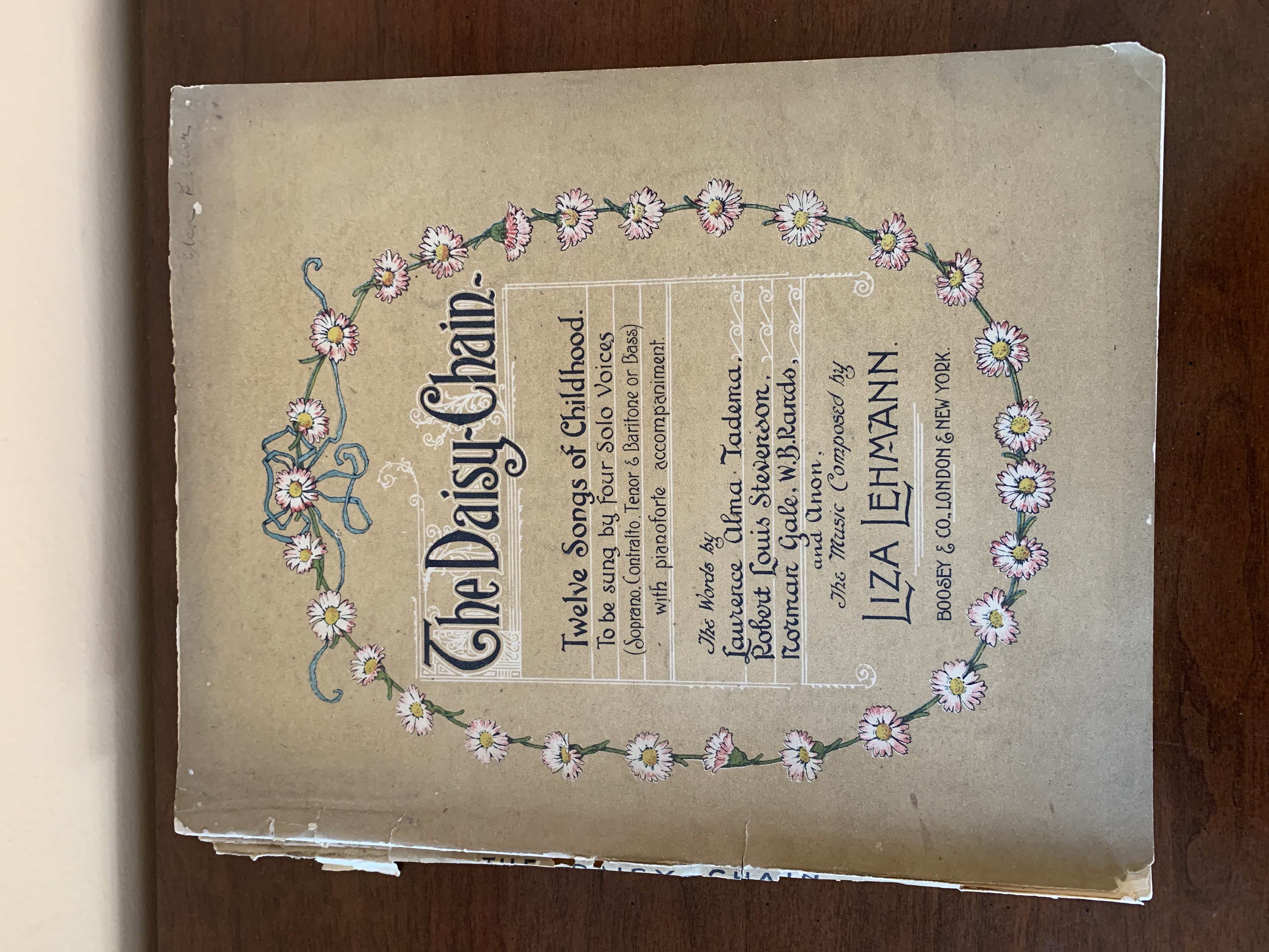 The Daisy-Chain, Twelve Songs Of Childhood, To Be Sung By Four Solo ...