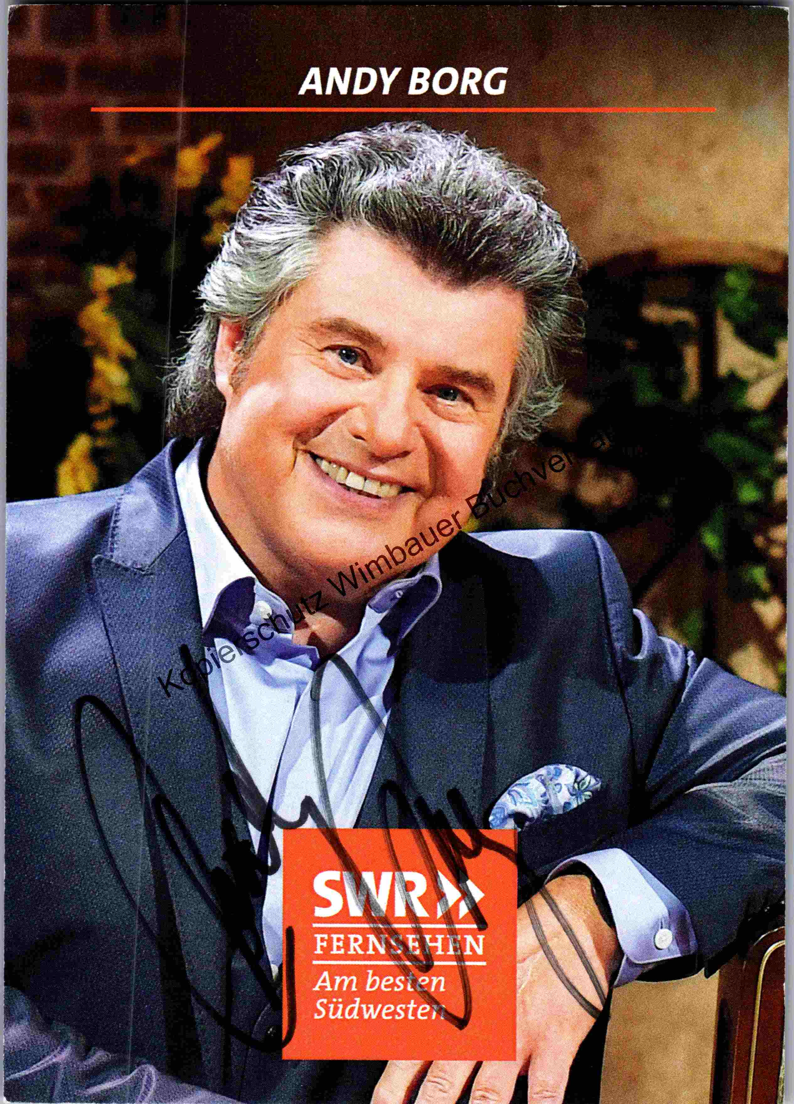 Original Autogramm Andy Borg /// Autogramm Autograph signiert signed ...