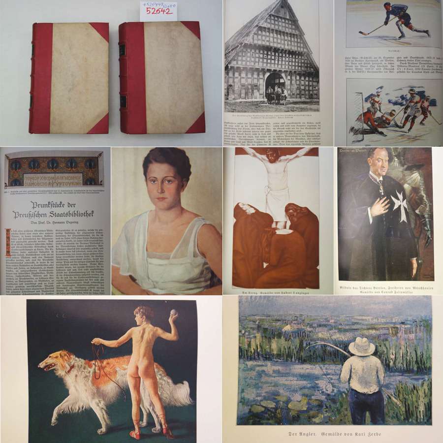 Velhagen & Klasings Monatshefte 49. Jahrgang 1933 / 1933 1. und 2 Band mit allen 12 Heften ...