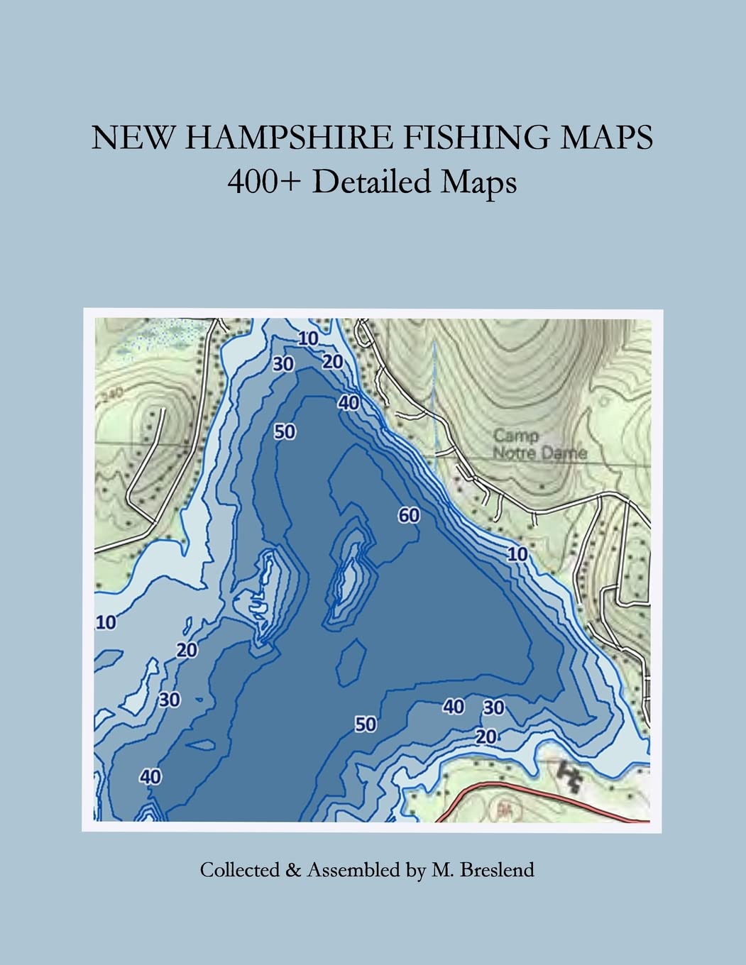 New Hampshire Fishing Maps: 400+ Detailed Fishing Maps by Breslend, M ...