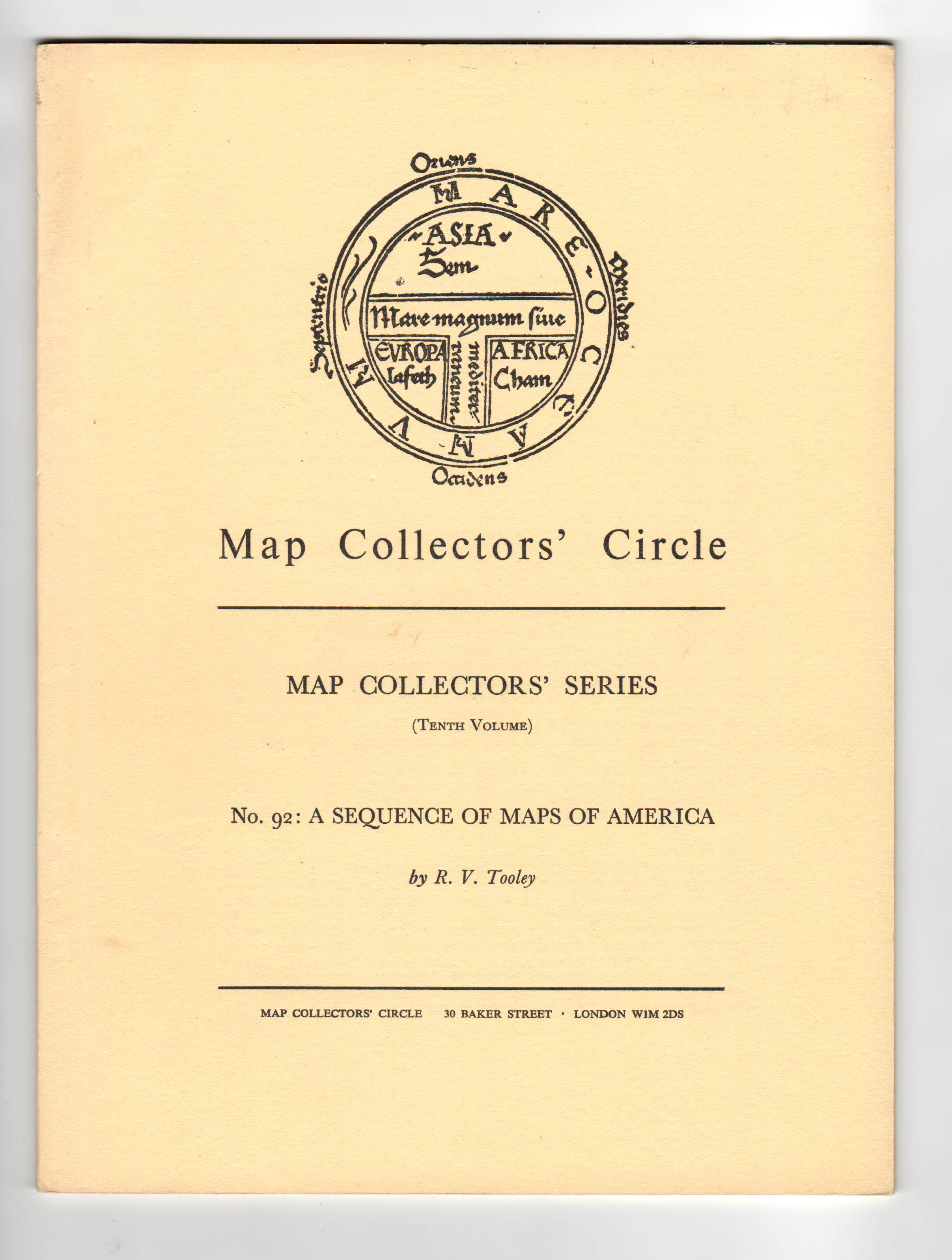 A Sequence of Maps of America [Map Collectors' Series, No. 92] by ...