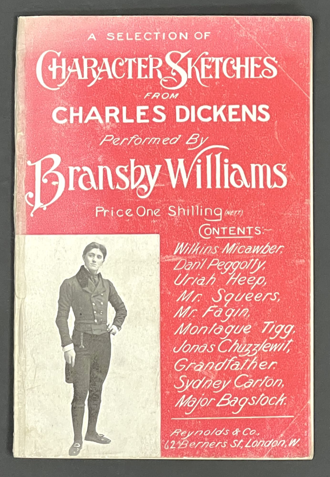 CHARACTER SKETCHES From CHARLES DICKENS. A Selection of Passages from ...