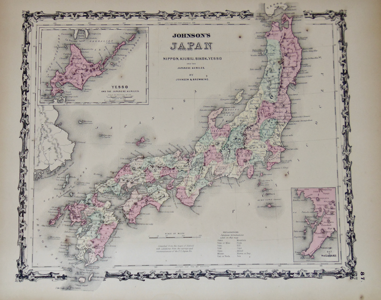 [MAP] Johnson's Japan: Nippon, Kiusiu, Sikik, Yesso and the Japanese ...