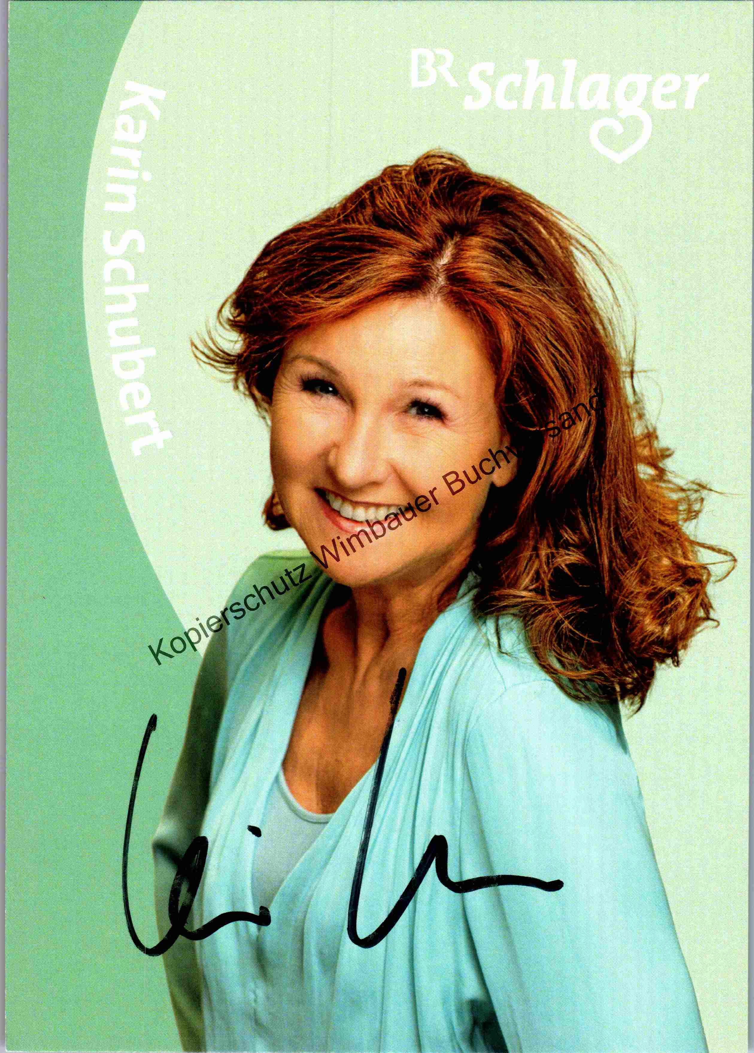 Original Autogramm Karin Schubert Frankenschau /// Autogramm Autograph signiert signed signee ...