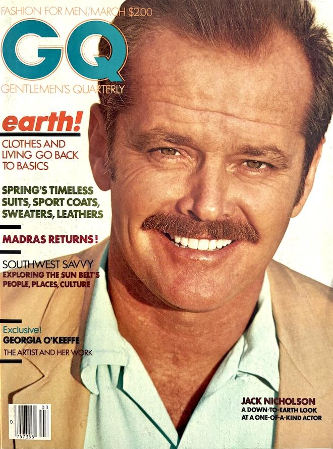 GQ magazine March 1981 (Jack Nicholson on cover): (1981) Magazine ...