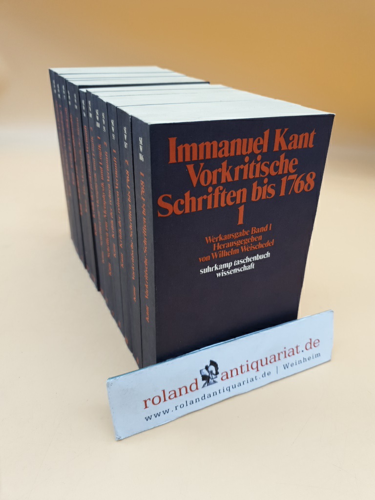 Immanuel Kant: Werkausgabe in zwölf Bänden (12 Bände, komplett ...