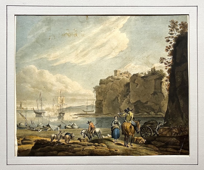 [Paisaje marítimo] by Anónimo/a: (1840) Art / Print / Poster | Frame
