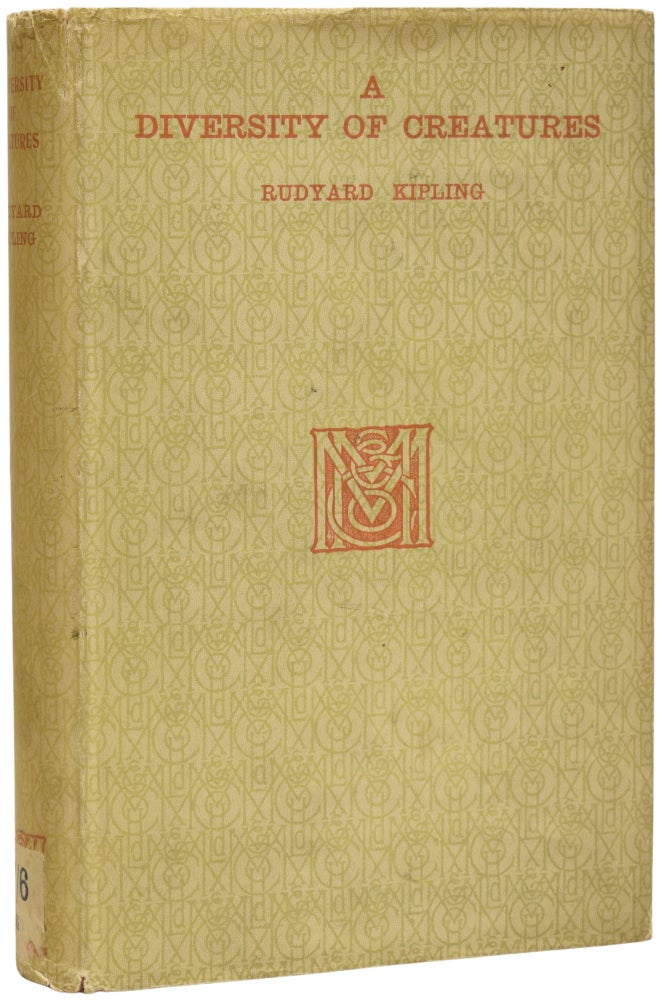 A Diversity of Creatures by KIPLING, [Joseph] Rudyard (1865-1936 ...