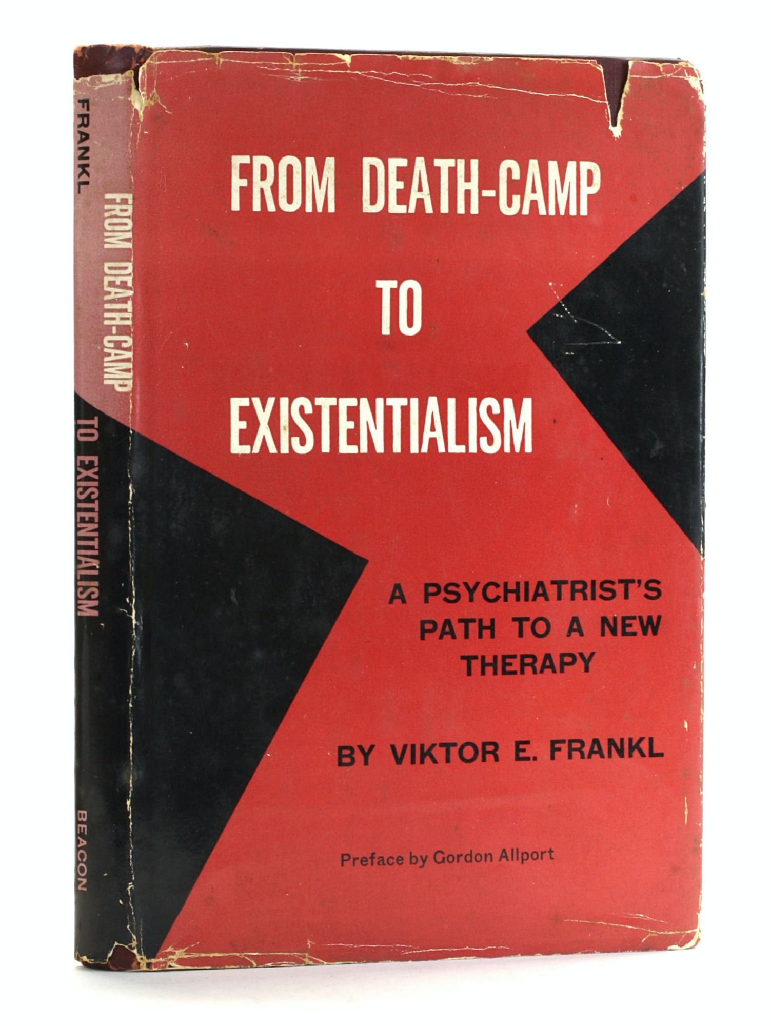 FROM DEATH-CAMP TO EXISTENTIALISM by Frankl, Viktor E.: GOOD Hardcover with Dust Jacket (1959 ...