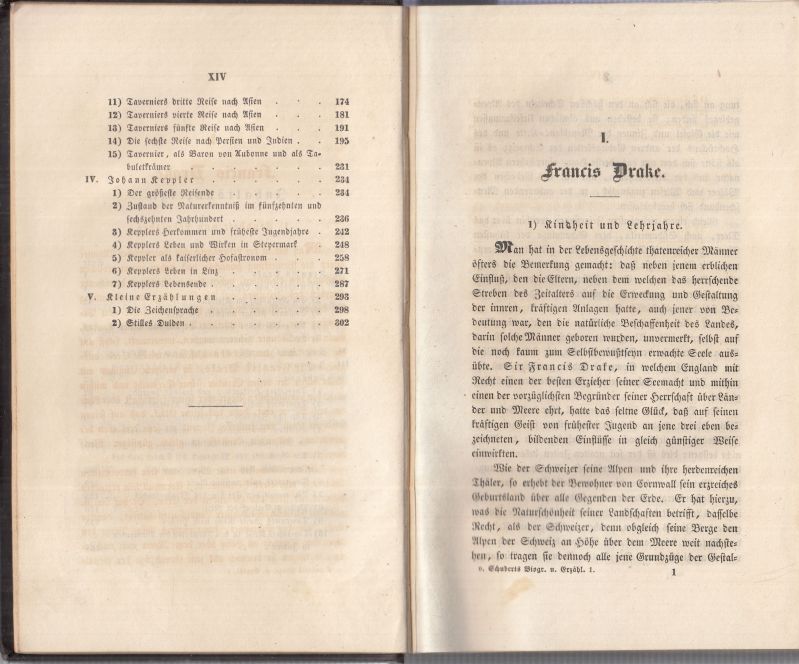 Biographieen (!) ( Biographien ) und Erzählungen. Erster und zweiter ...