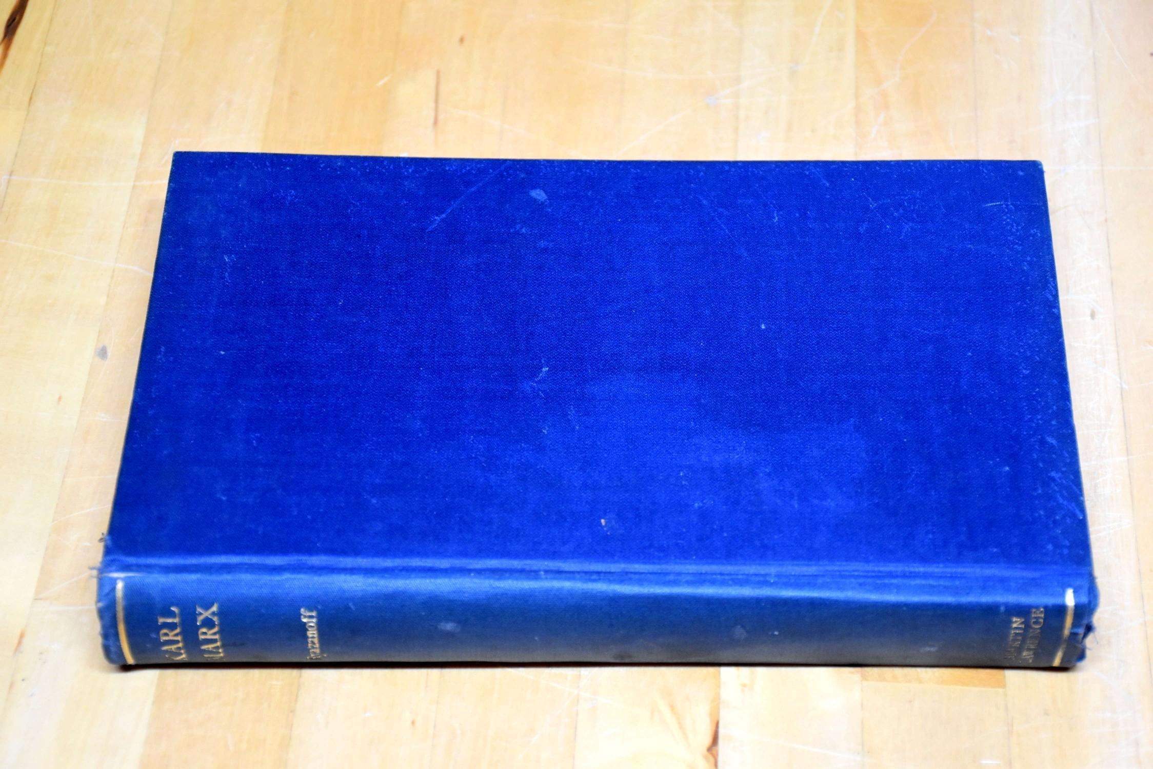 Karl Marx. Man, Thinker and Revolutionist by D. Ryazanoff (editor ...