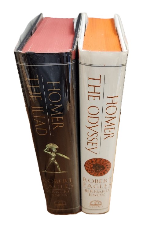 The Iliad, The Odyssey 2 Volumes by Homer, Translated by Robert Fagles ...