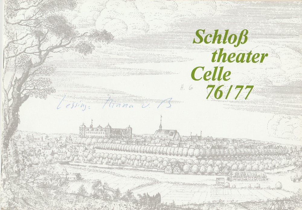 Programmheft Lessing: Minna von Barnhelm oder Das Soldatenglück ...