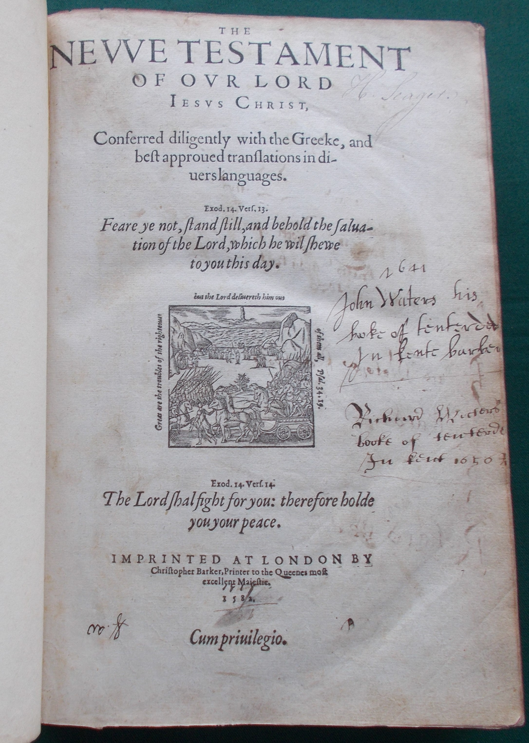 The New Testament of Our Lord Jesus Christ, Conferred Diligently with ...