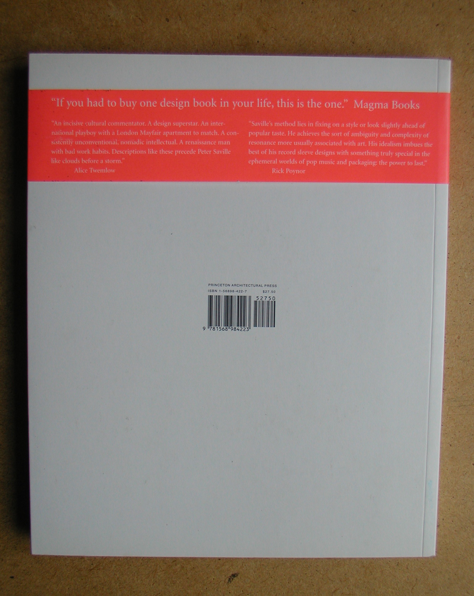 Designed by Peter Saville. by Saville, Peter. Edited By Emily King ...