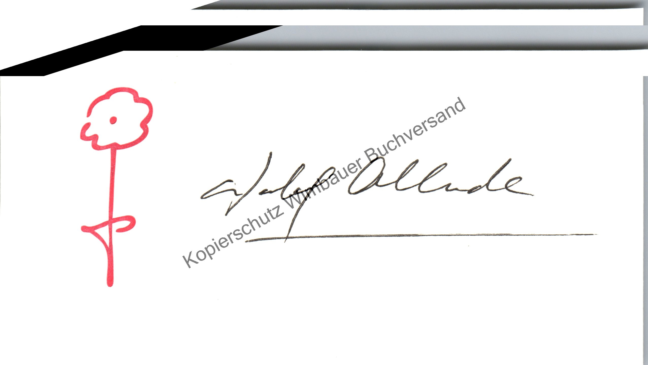 Original Autogramm Isabell Allende /// Autograph signiert signed signee ...
