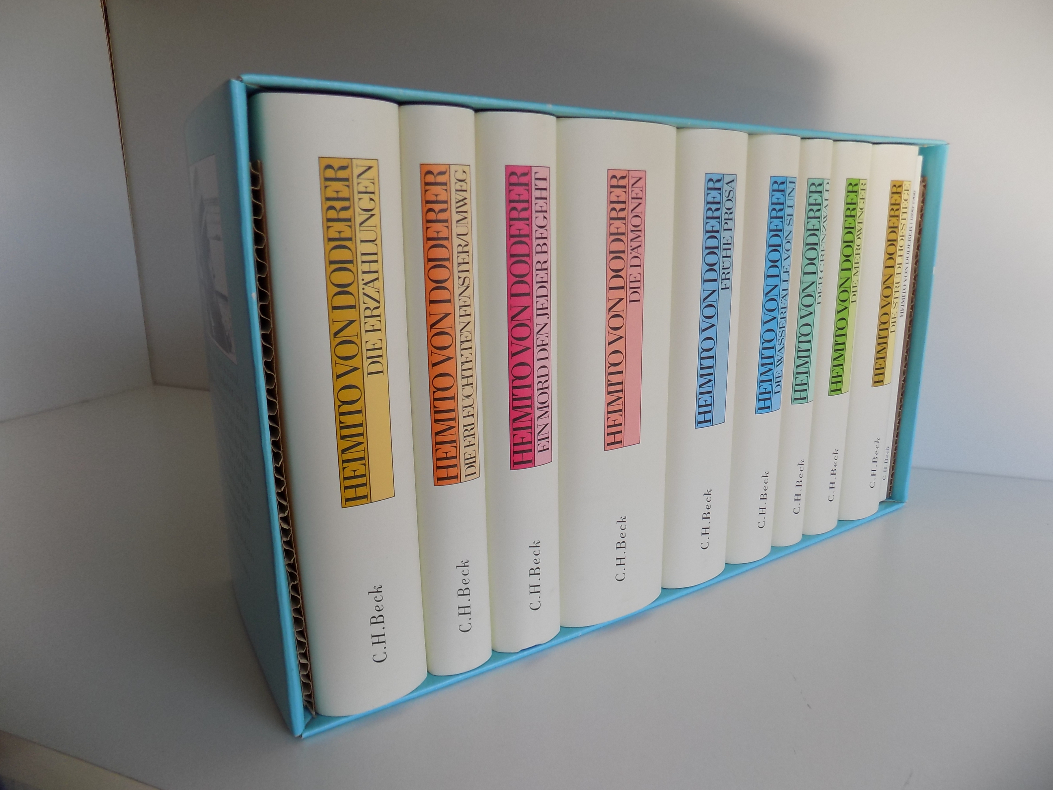 Das erzählerische Werk in neun Bänden. 9 Bände und Begleitbuch. de ...
