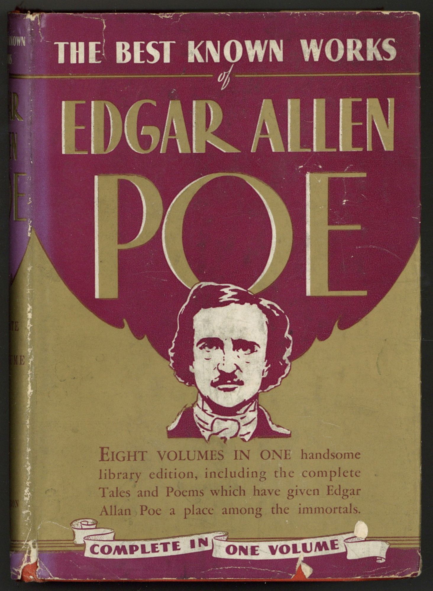 The Best Known Tales of Edgar Allan Poe in One Volume by POE, Edgar ...