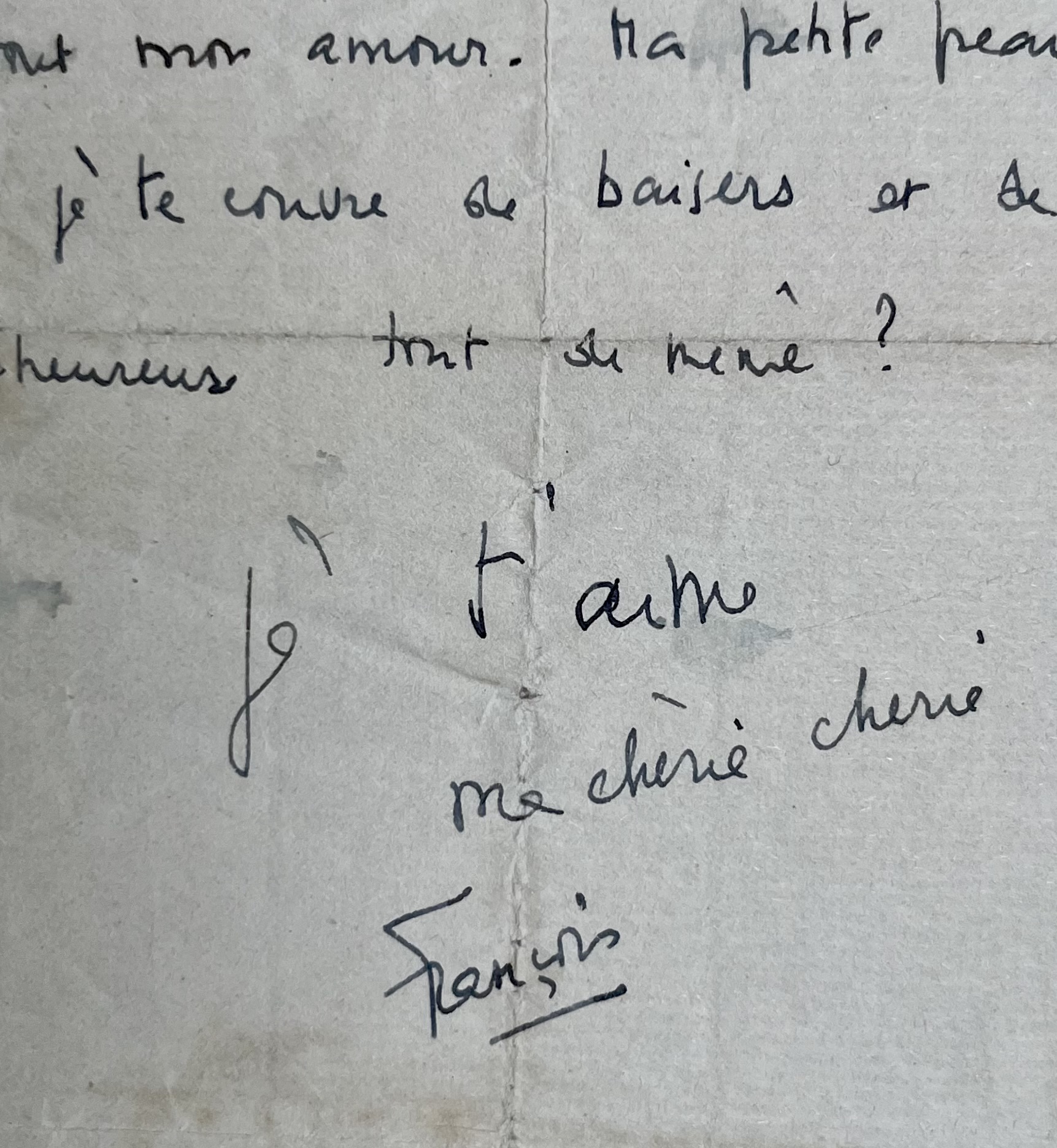 Lettre d'amour de François Mitterrand du 7 juin 1940 by Mitterrand ...